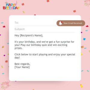 Happy Birthday Email Templates: Creating Memorable Celebrations ...