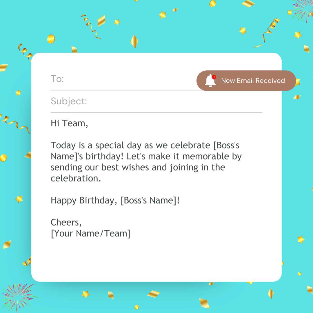 Happy Birthday Email Templates: Creating Memorable Celebrations ...